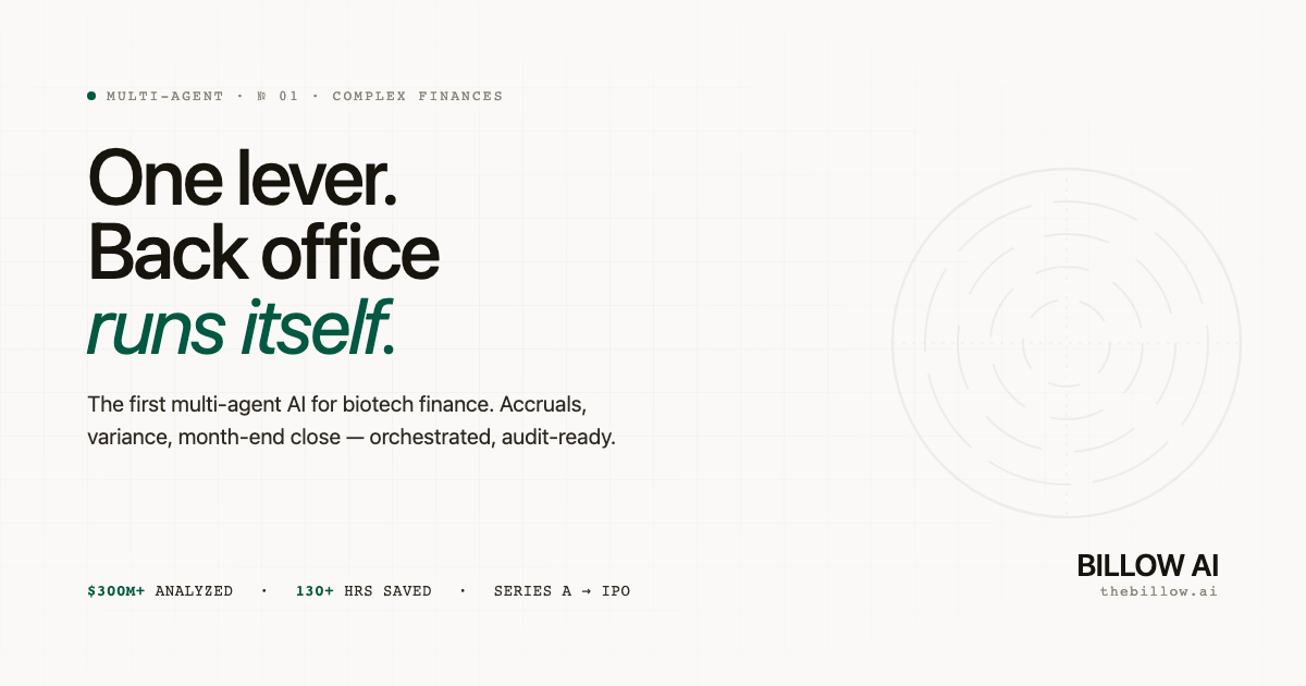 Billow AI — Multi-Agent AI Orchestration for Regulated Industries